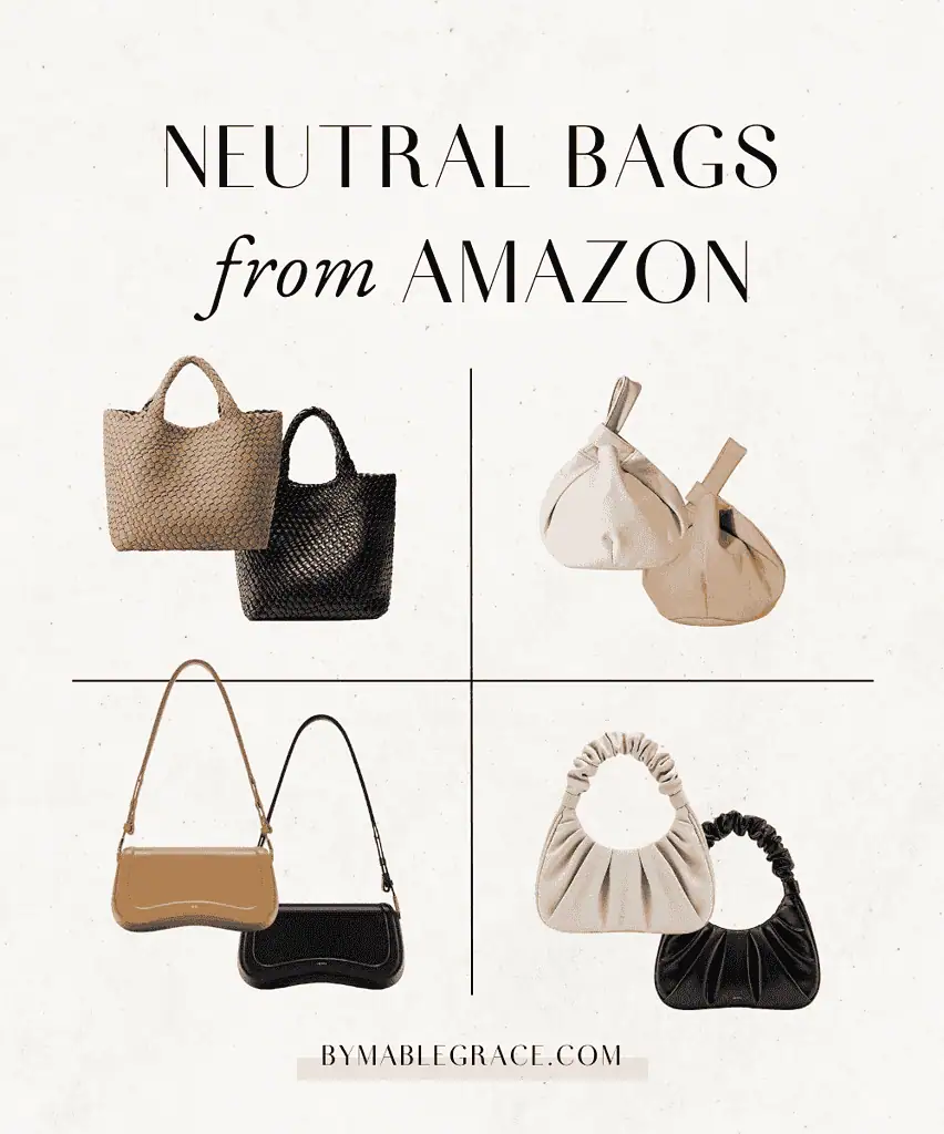 Neutral Bags from Amazon to Obsess Over - by mable grace