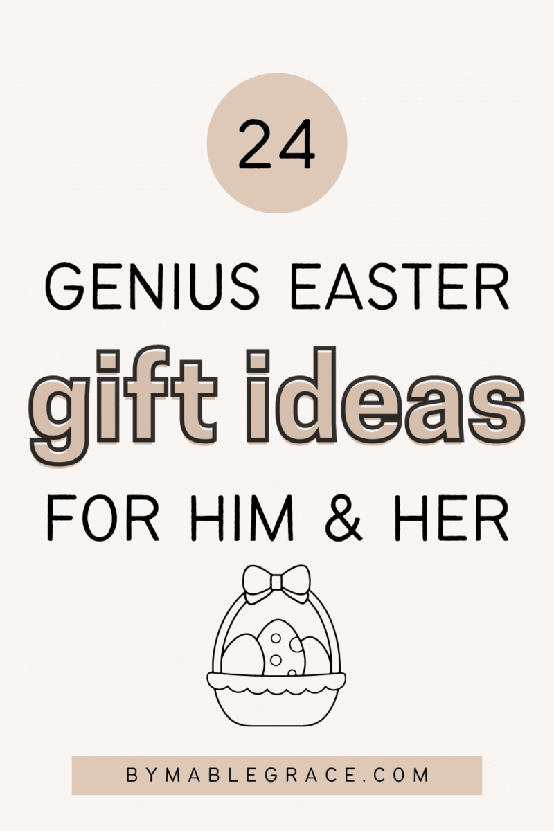 24 Genius Easter Gift Ideas | Easter Baskets for Her and Him - by mable ...