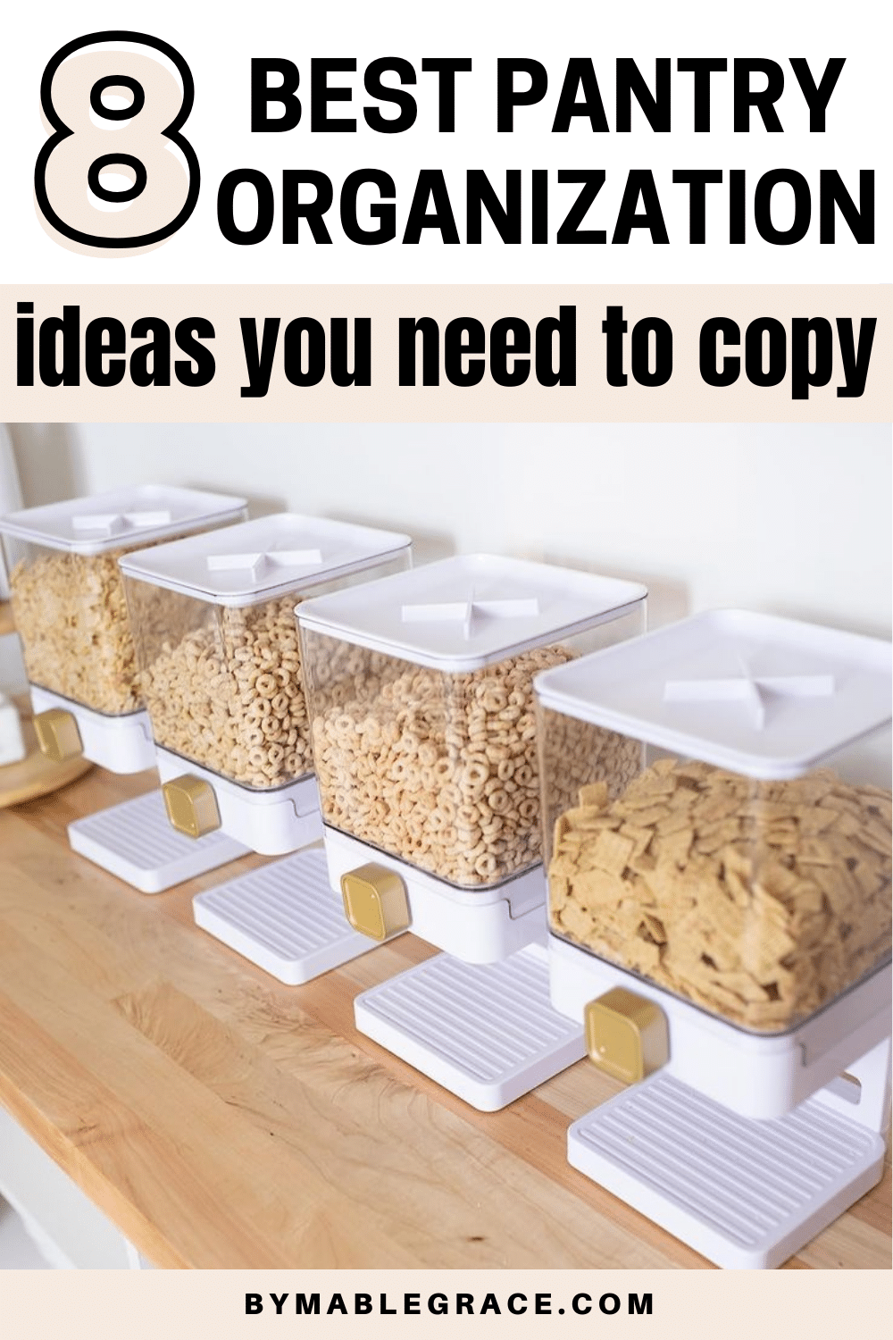 8 Space-Saving Kitchen Pantry Organization Ideas You'll Love - By Mable ...